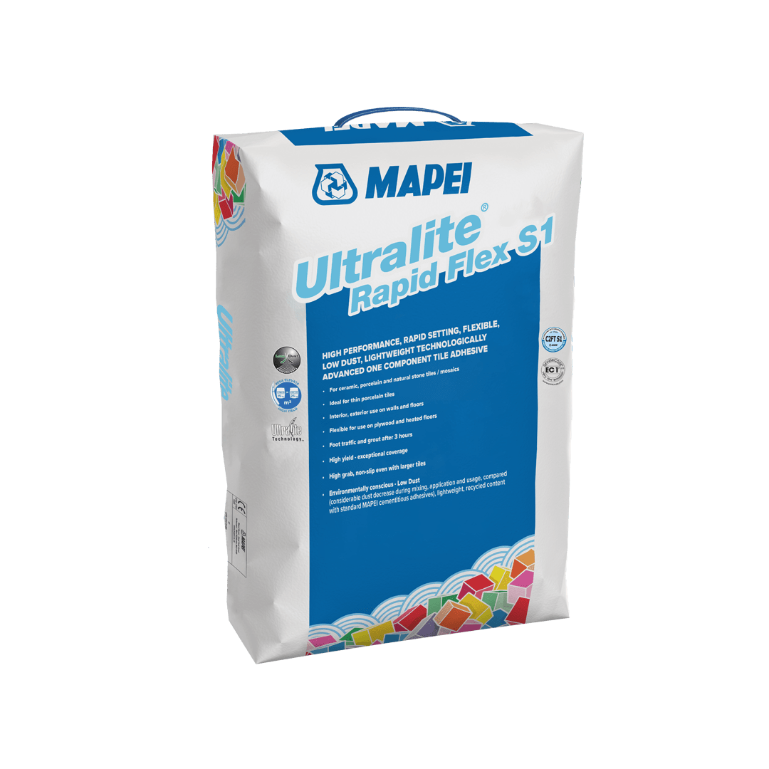 Mapei Ultralite Rapid Flex S1 Tile Adhesive 15KG – GER Construction Ltd