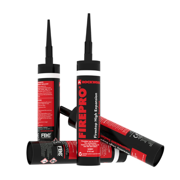Rockwool FirePro High Expansion Intumescent Sealant – GER Construction Ltd