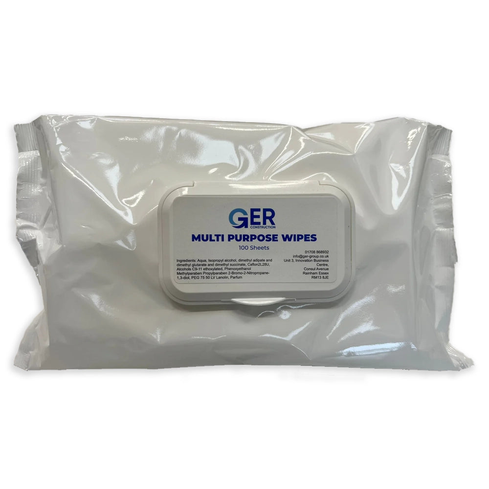 GER Multi-Purpose Industrial Wipes x 100 sheets. – GER Construction Ltd