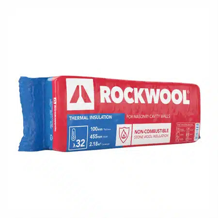 Rockwool Cavity Slab 100mm x 455mm x 1200mm – GER Construction Ltd